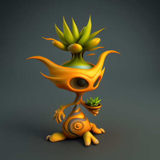 ArtStation - Stylized Alien Plant 430 png Midjourney art pack | Artworks
