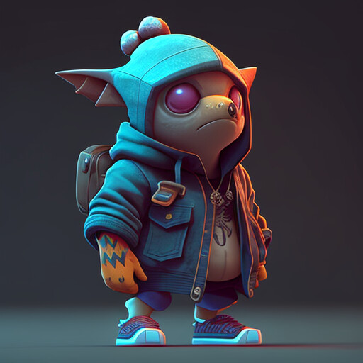 ArtStation - Stylized Concept Character Street GO 1740 png Midjourney ...