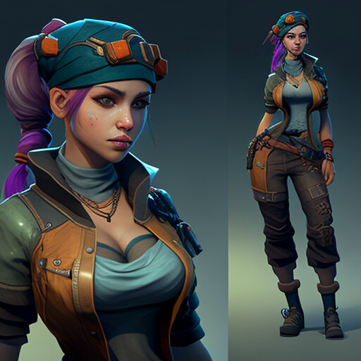 ArtStation - Stylized Character Design 420 png Midjourney art pack ...