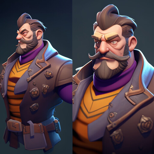 ArtStation - Stylized Character Design 420 png Midjourney art pack ...