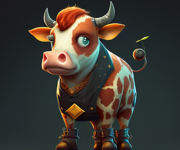 ArtStation - Stylized Animals 550 png Midjourney art pack | Artworks