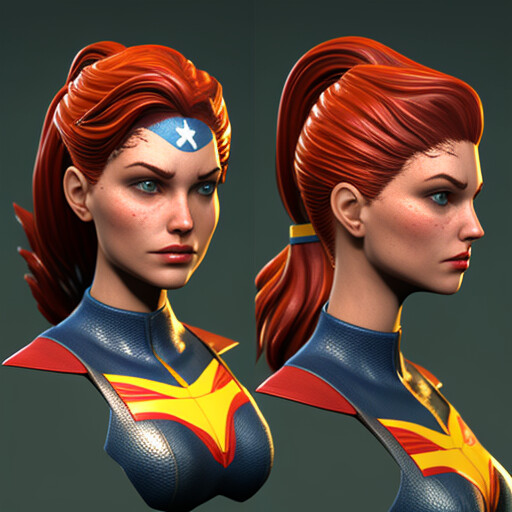 ArtStation - Stylized Game Character Concept 620 png Midjourney art ...