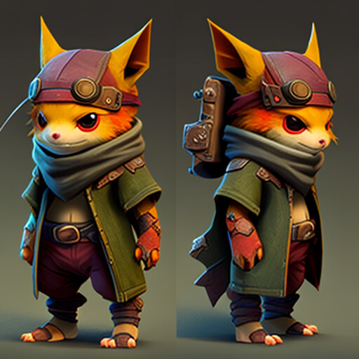 ArtStation - Stylized Concept Character Street GO 1740 png Midjourney ...