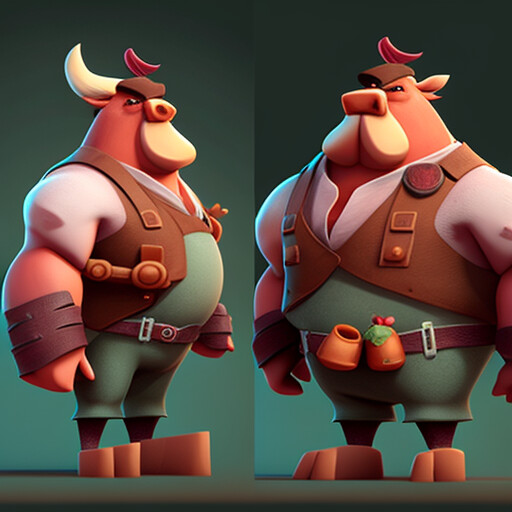 ArtStation - Stylized Animals 550 png Midjourney art pack | Artworks