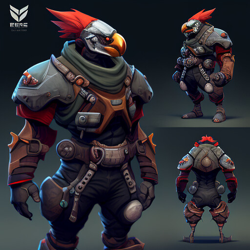 ArtStation - Stylized Character Design 420 png Midjourney art pack ...