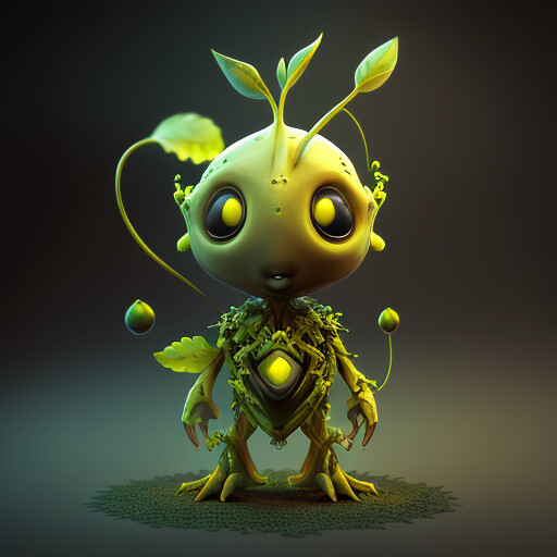 ArtStation - Stylized Alien Plant 430 png Midjourney art pack | Artworks