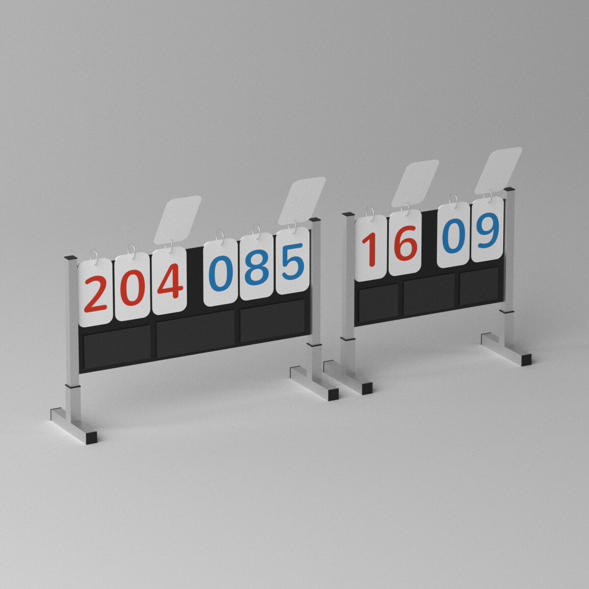 ArtStation - Sports Basketball Football Soccer Scoreboard 1 3D model ...