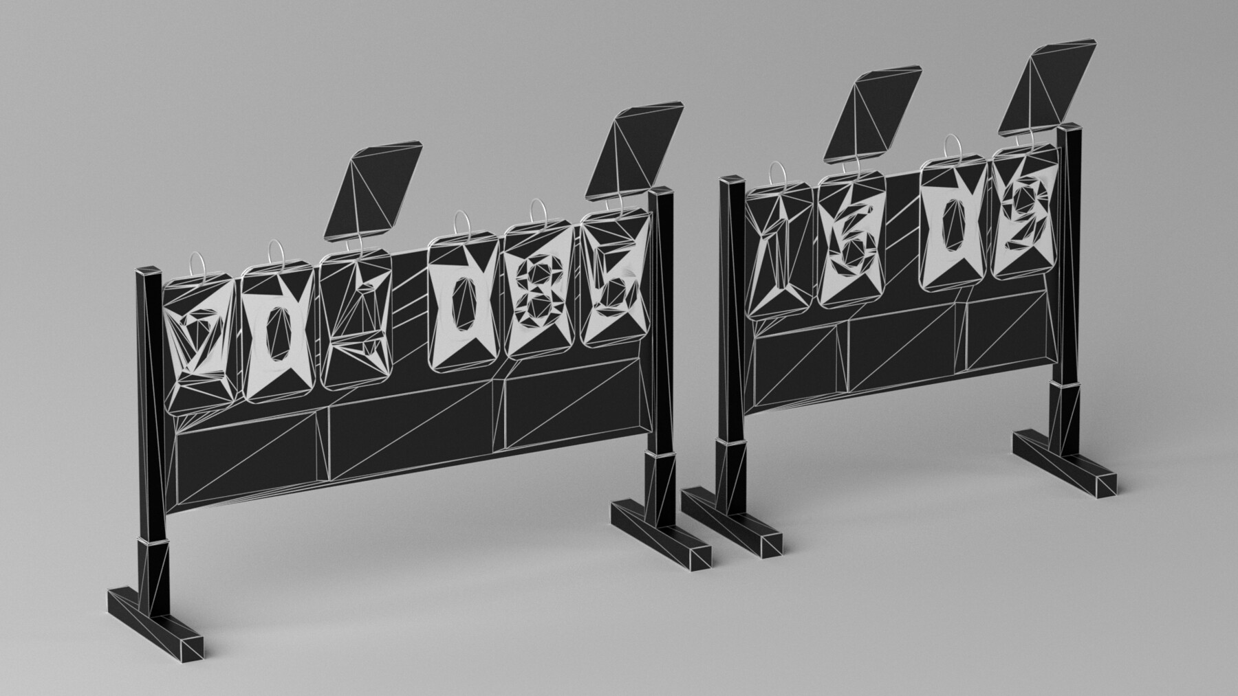 ArtStation - Sports Basketball Football Soccer Scoreboard 1 3D model ...