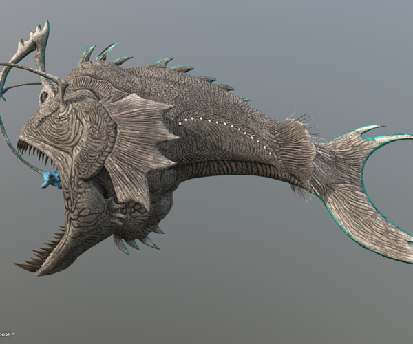 ArtStation - ANGLER FISH - 3D Model | Resources