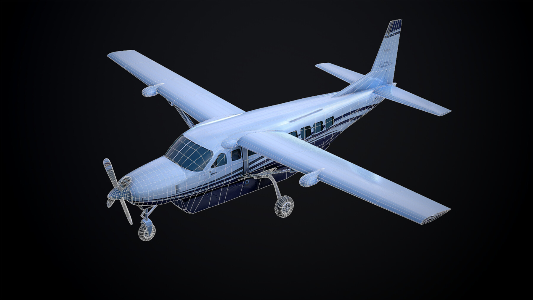 ArtStation - Cessna 208 Caravan VR Unreal PKG VR / AR / low-poly | Game Assets