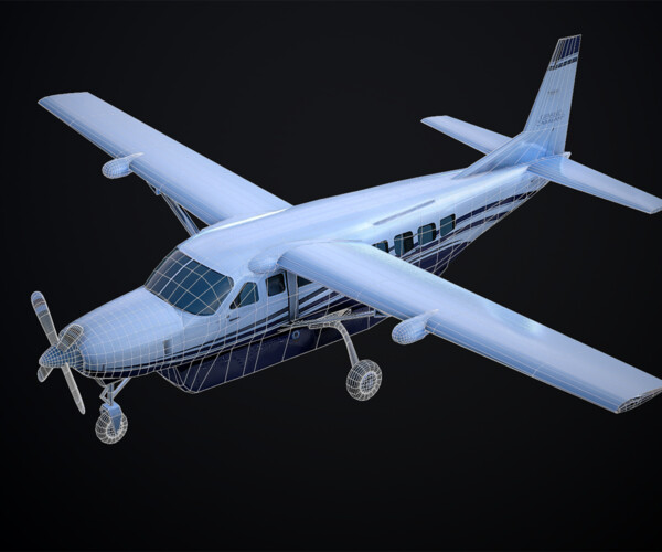 ArtStation - Cessna 208 Caravan VR Unreal PKG VR / AR / low-poly | Game Assets