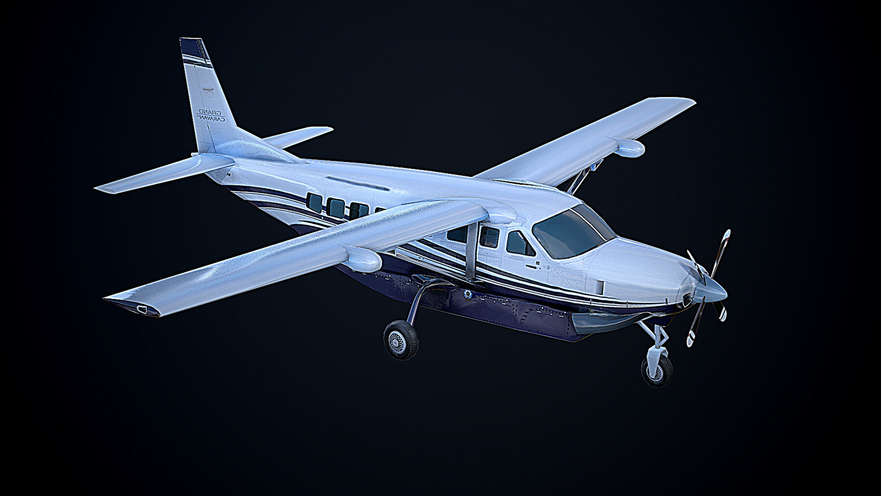 ArtStation - Cessna 208 Caravan VR Unreal PKG VR / AR / low-poly | Game Assets