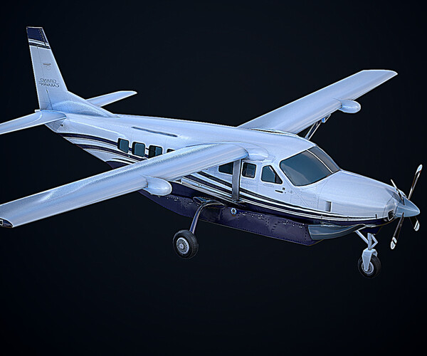 ArtStation - Cessna 208 Caravan VR Unreal PKG VR / AR / low-poly | Game Assets