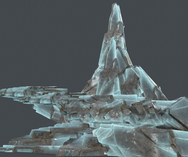 ArtStation - ice cliff | Game Assets