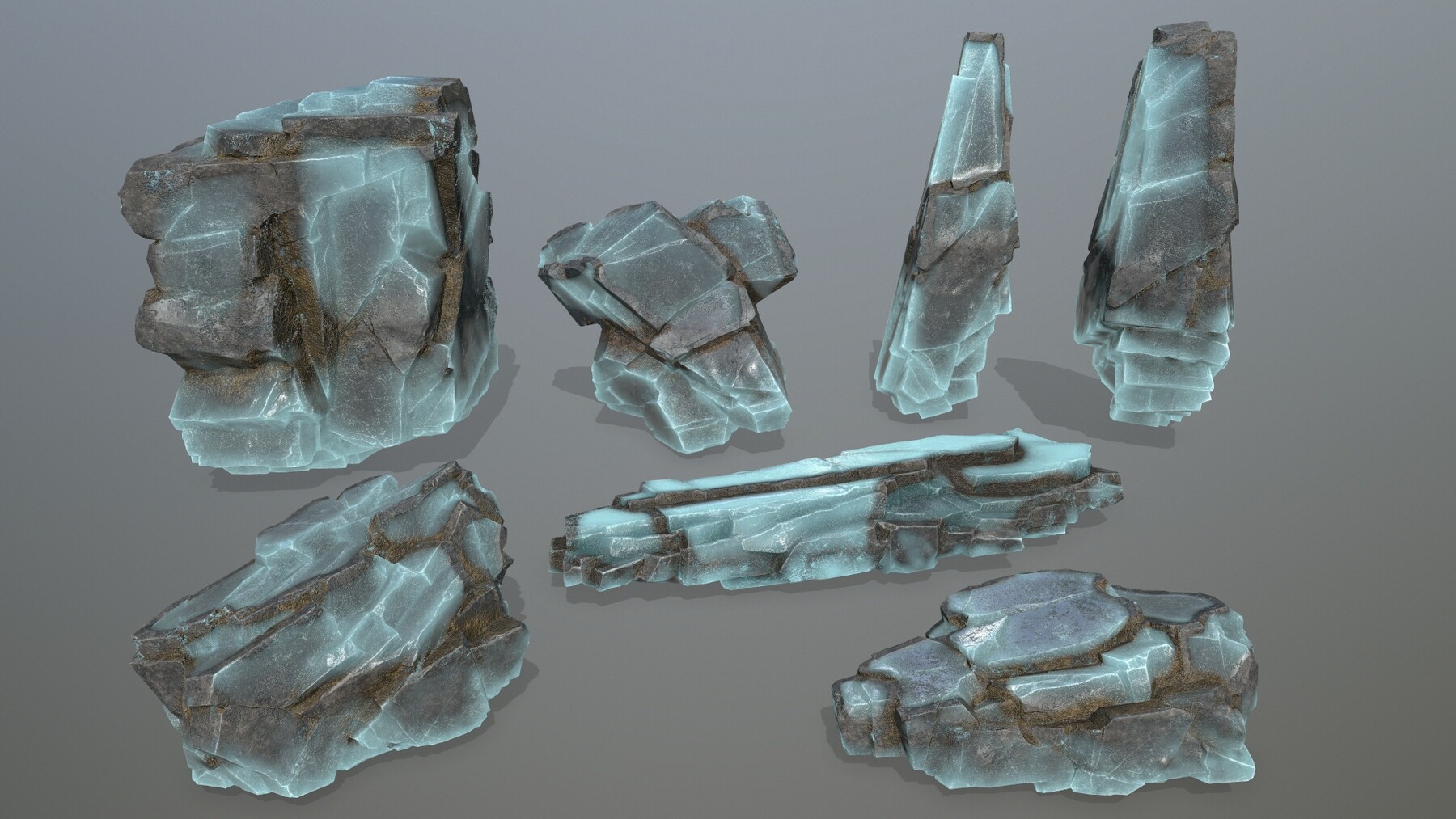 ArtStation - ice cliff | Game Assets