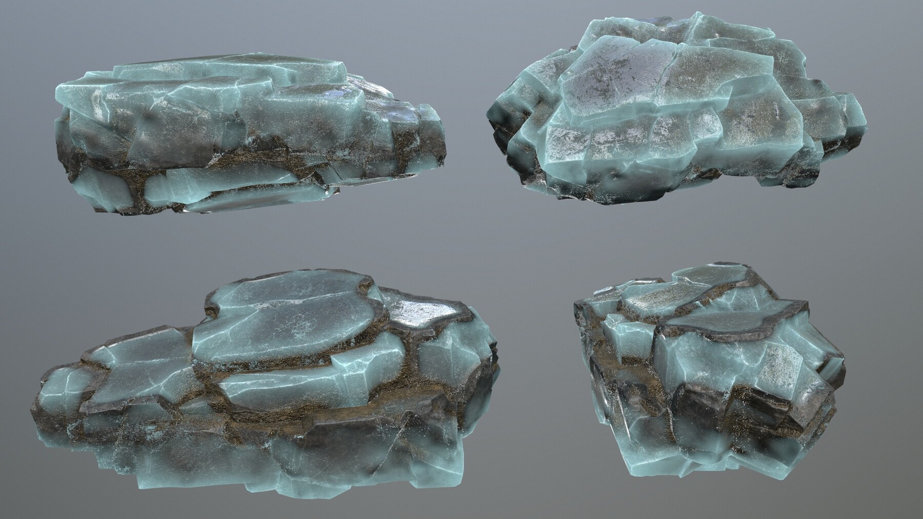 ArtStation - ice cliff | Game Assets