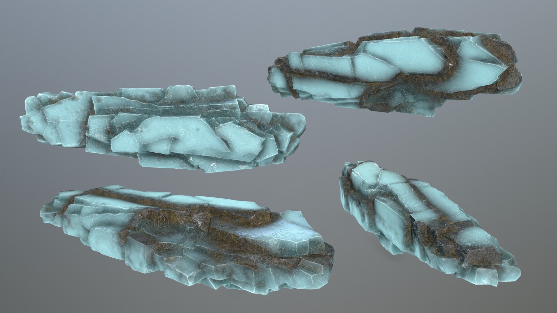 ArtStation - ice cliff | Game Assets