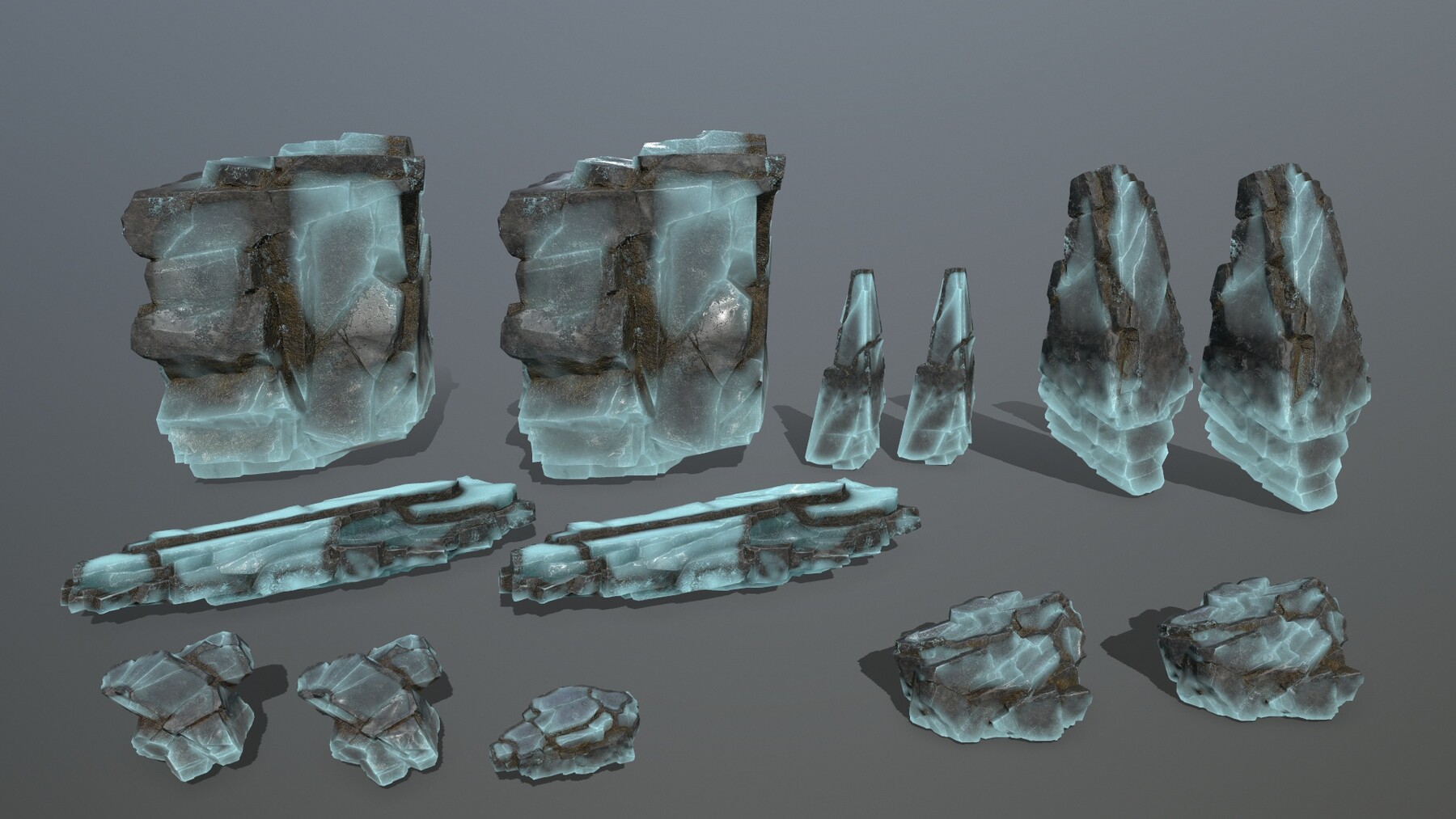 ArtStation - ice cliff | Game Assets