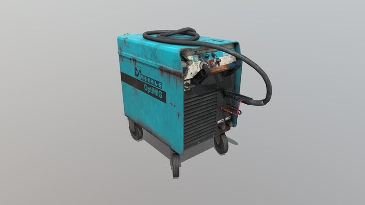 ArtStation - Welding unit Merkle OptiMIG 450 | Game Assets