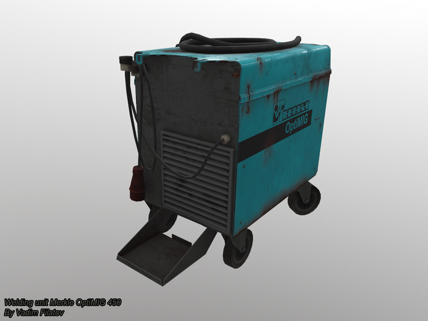 ArtStation - Welding unit Merkle OptiMIG 450 | Game Assets