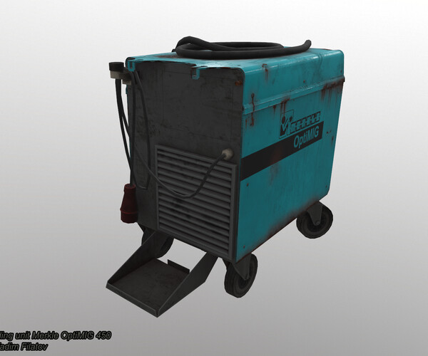 ArtStation - Welding unit Merkle OptiMIG 450 | Game Assets