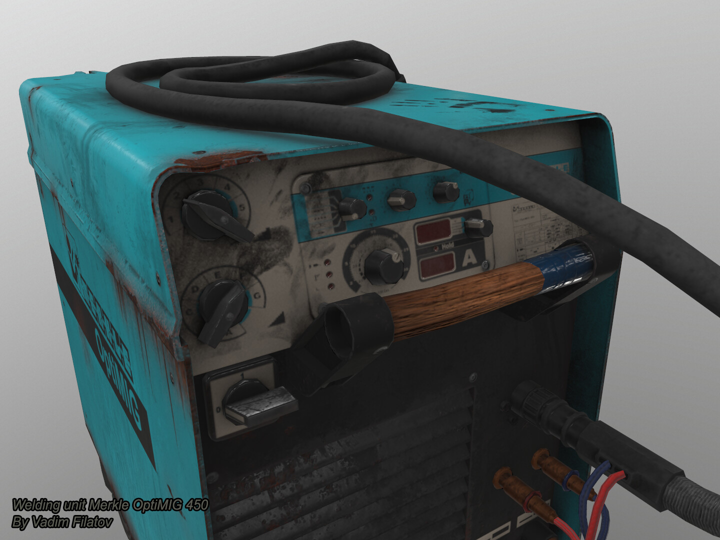 ArtStation - Welding unit Merkle OptiMIG 450 | Game Assets