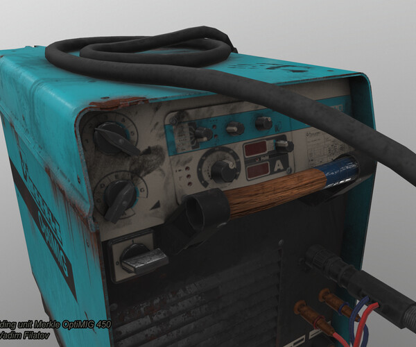 ArtStation - Welding unit Merkle OptiMIG 450 | Game Assets