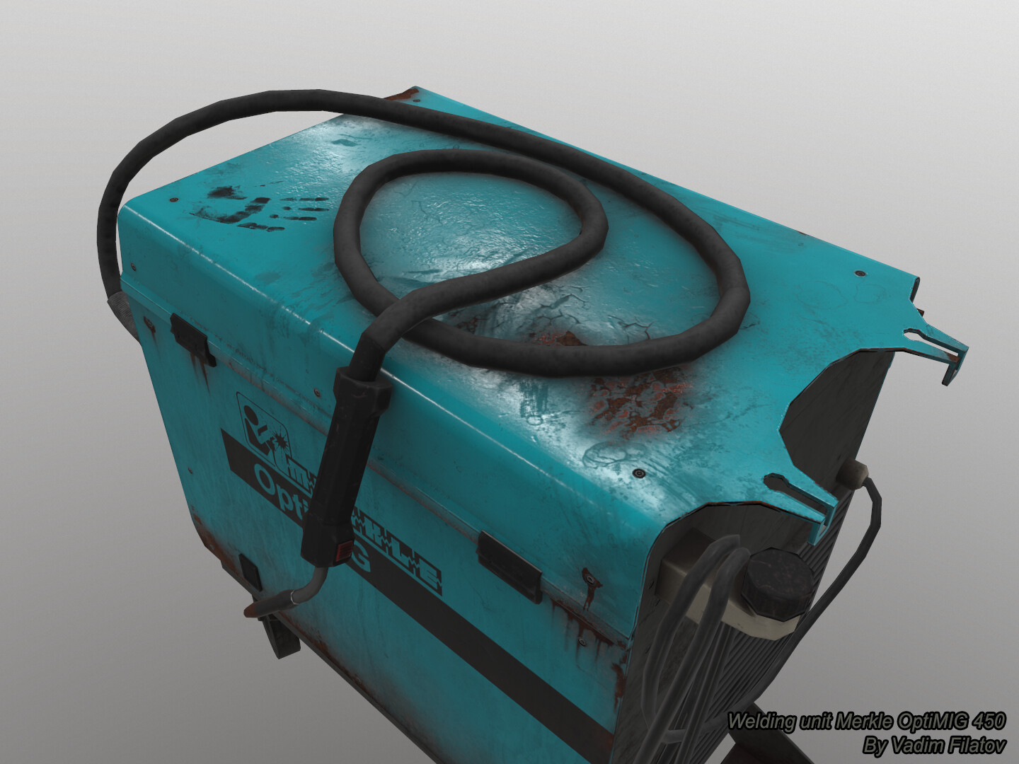 ArtStation - Welding unit Merkle OptiMIG 450 | Game Assets