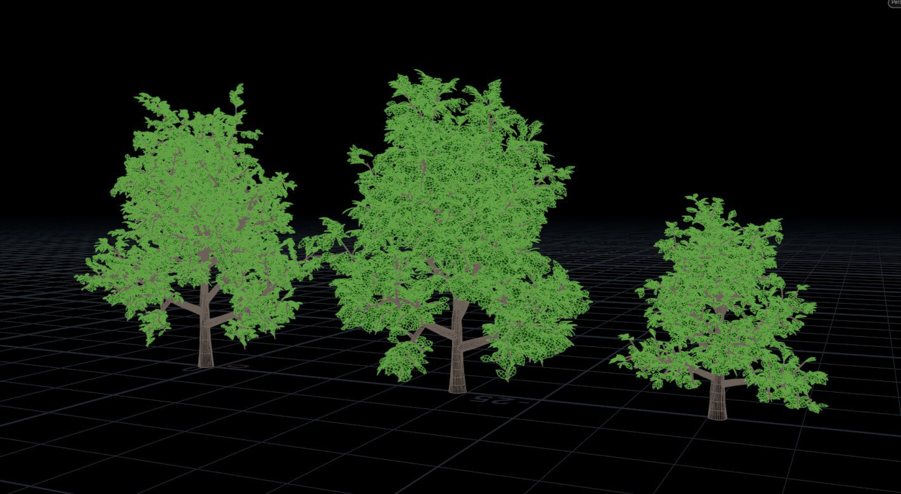 ArtStation - Low Poly Tree Collection | Resources