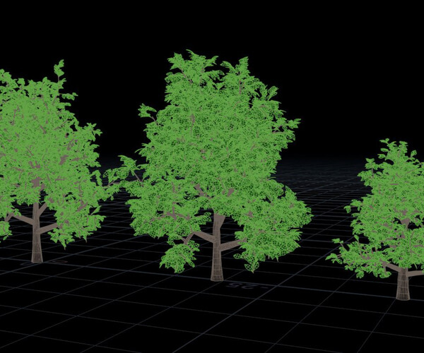 ArtStation - Low Poly Tree Collection | Resources