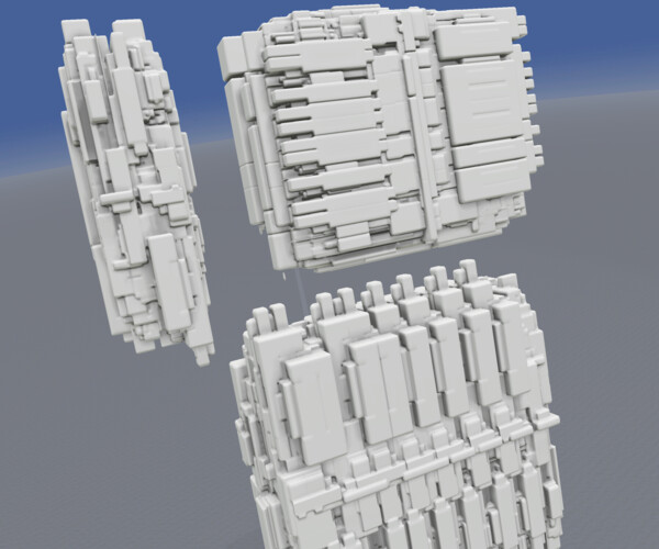 ArtStation - 99+ Structural Greebles [Adobe Medium, Substance 3D ...