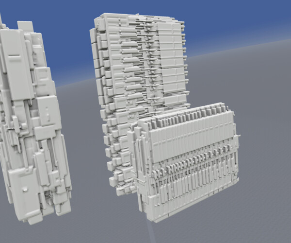 ArtStation - 99+ Structural Greebles [Adobe Medium, Substance 3D Modeler] | Resources