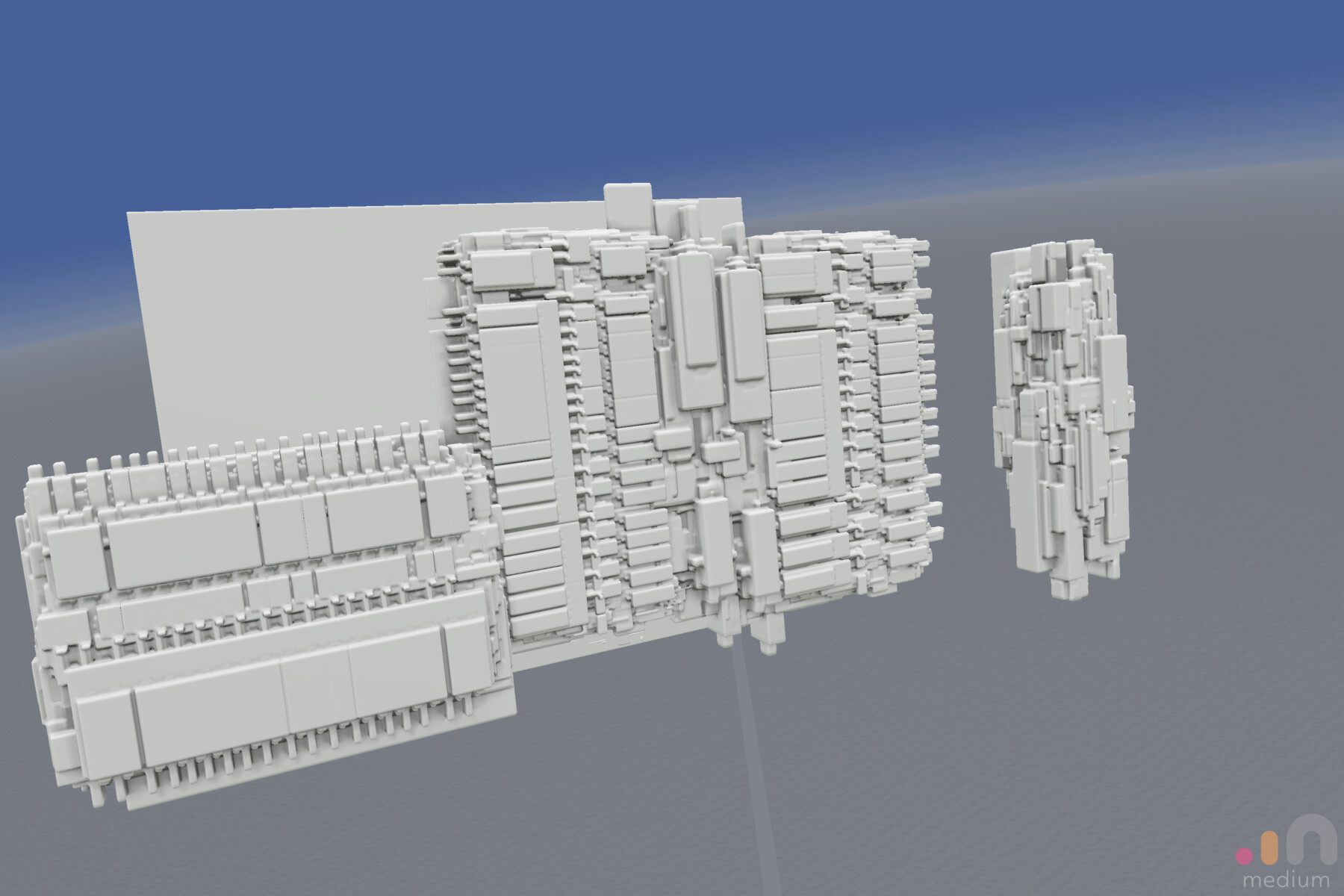 ArtStation - 99+ Structural Greebles [Adobe Medium, Substance 3D ...