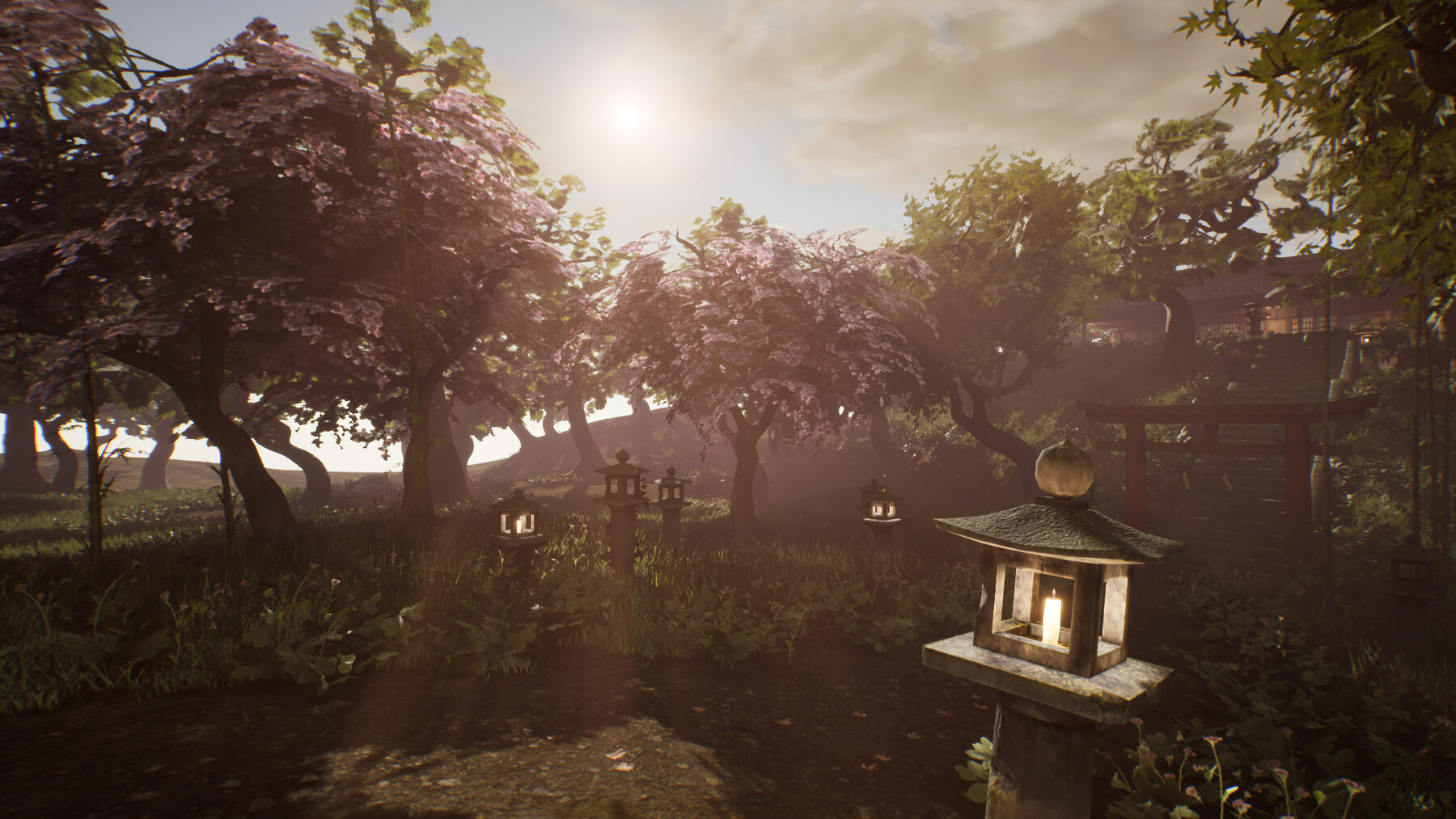 ArtStation - Japanese House and Foliage Environment Asset Pack | Game ...