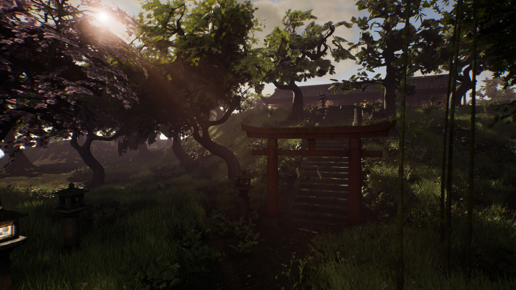 ArtStation - Japanese House and Foliage Environment Asset Pack | Game ...