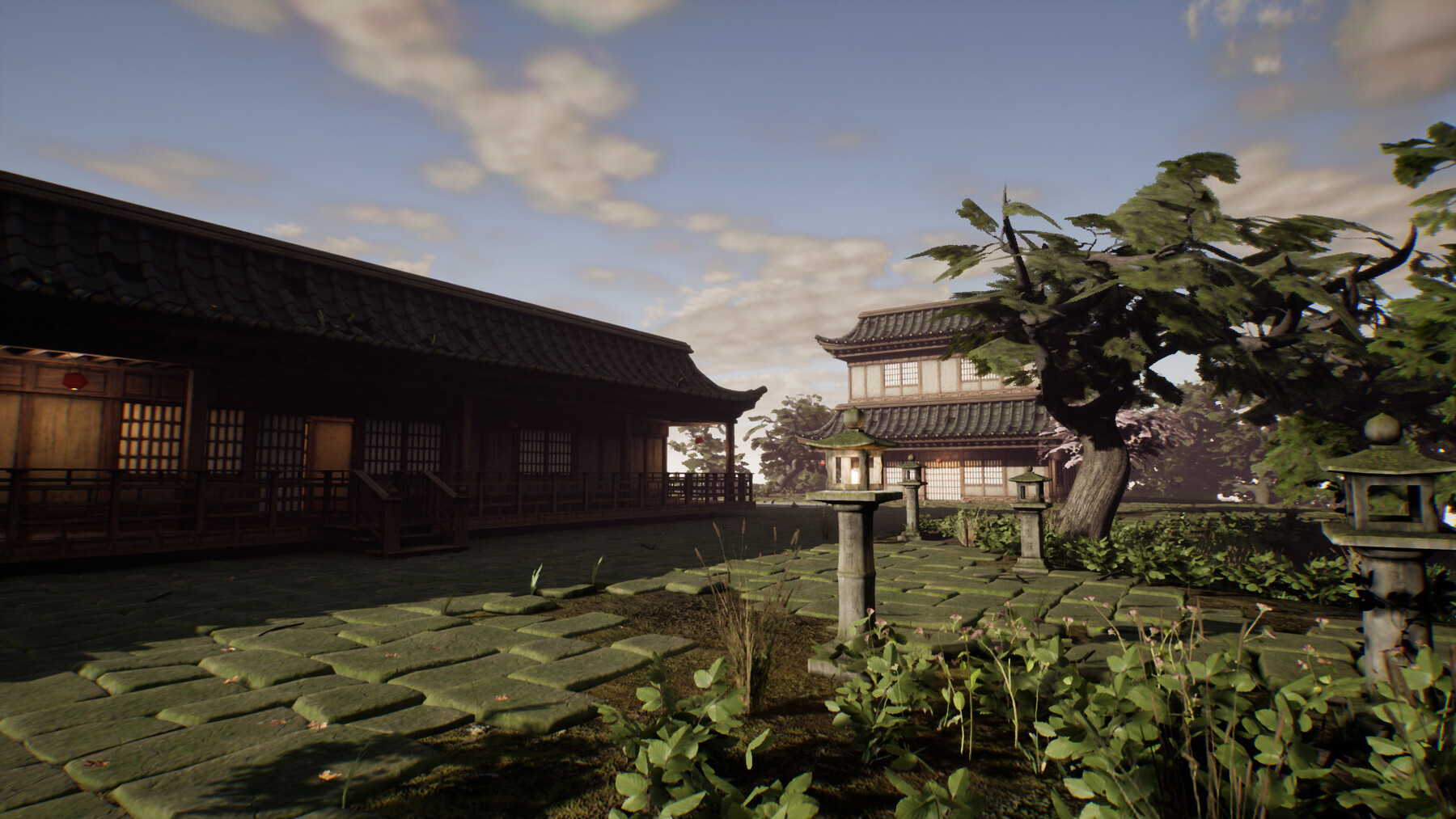 ArtStation - Japanese House and Foliage Environment Asset Pack | Game ...