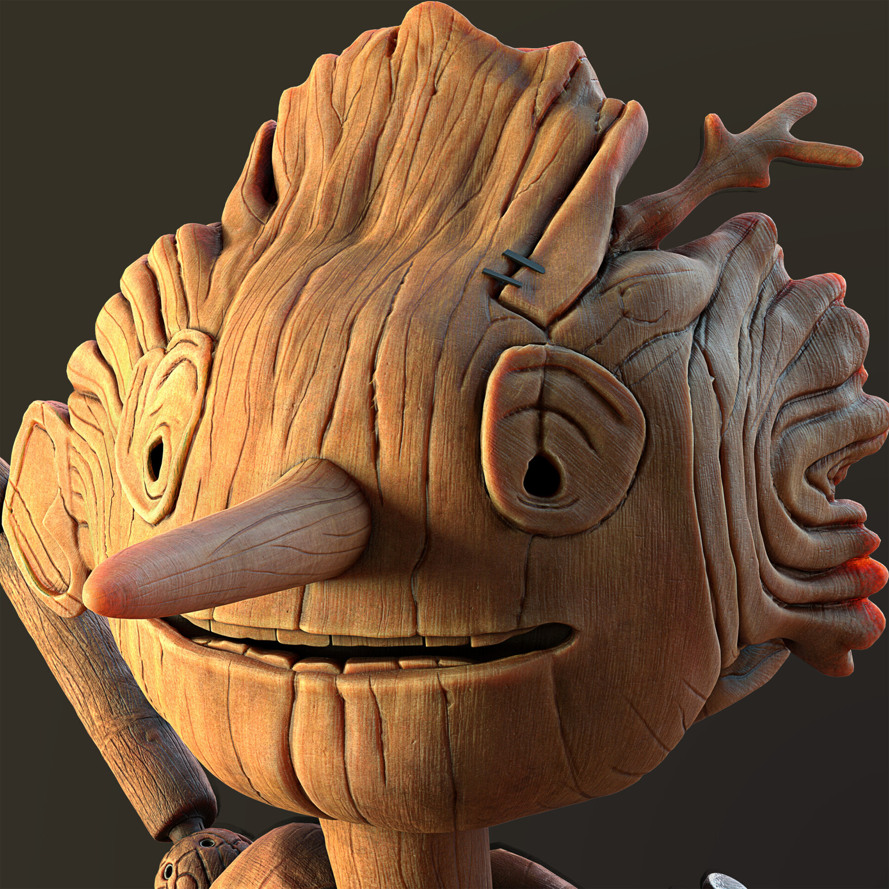 ArtStation - Pinocchio (From "Guillermo del toro's Pinocchio) 3D ...