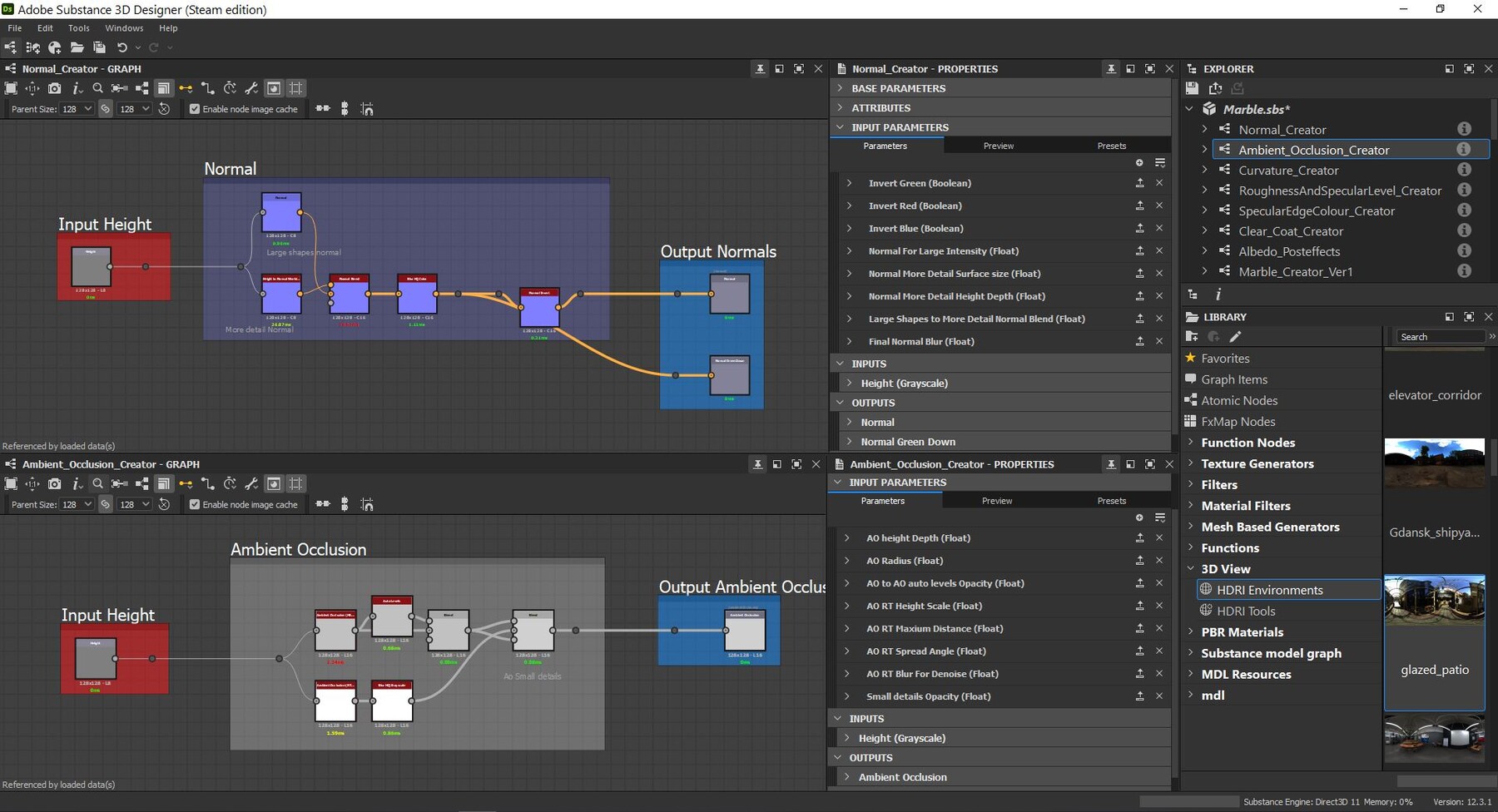 ArtStation - Marble Substance Designer | Resources