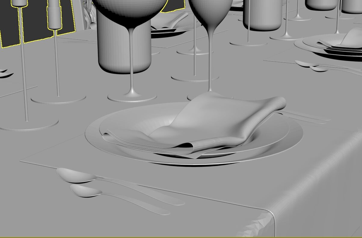 ArtStation - Dining Table | Resources