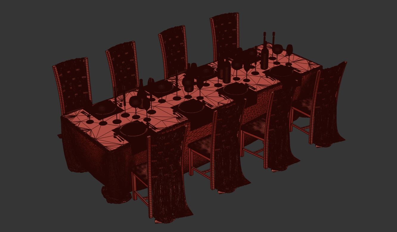 ArtStation - Dining Table | Resources