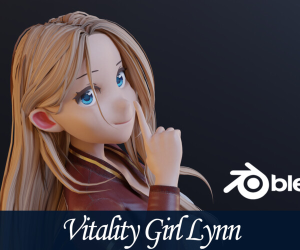 ArtStation - Vitality Girl Lynn | Game Assets