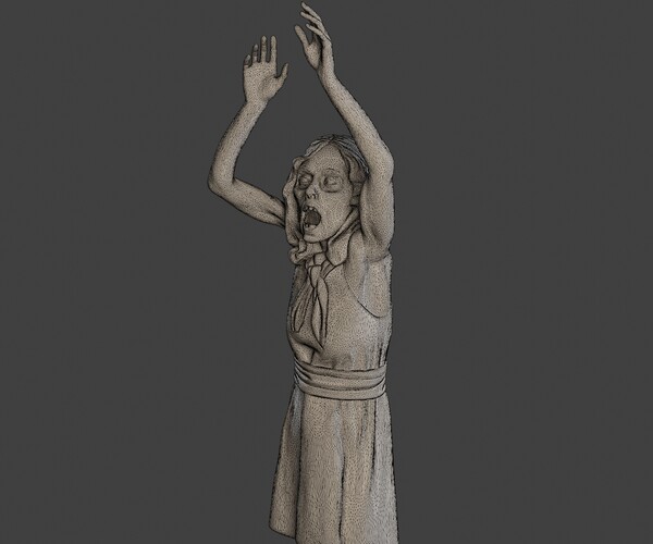 ArtStation - Casual Female Zombie CZ4 0003 | Resources