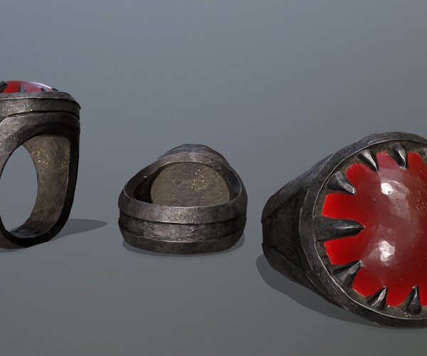 ArtStation - Skull Ring | Game Assets