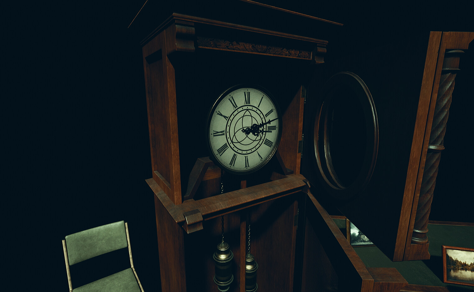 ArtStation - Functional Grandfather Clock and Furniture Pack | Game Assets