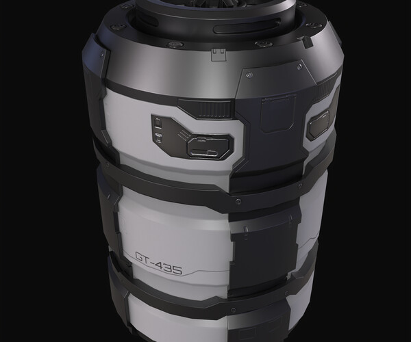 ArtStation - Sci-fi Barrel | Game Assets