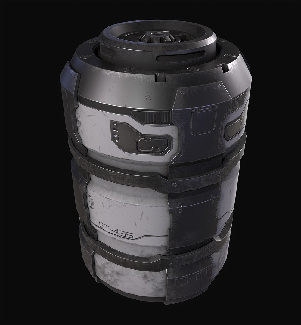 ArtStation - Sci-fi Barrel | Game Assets