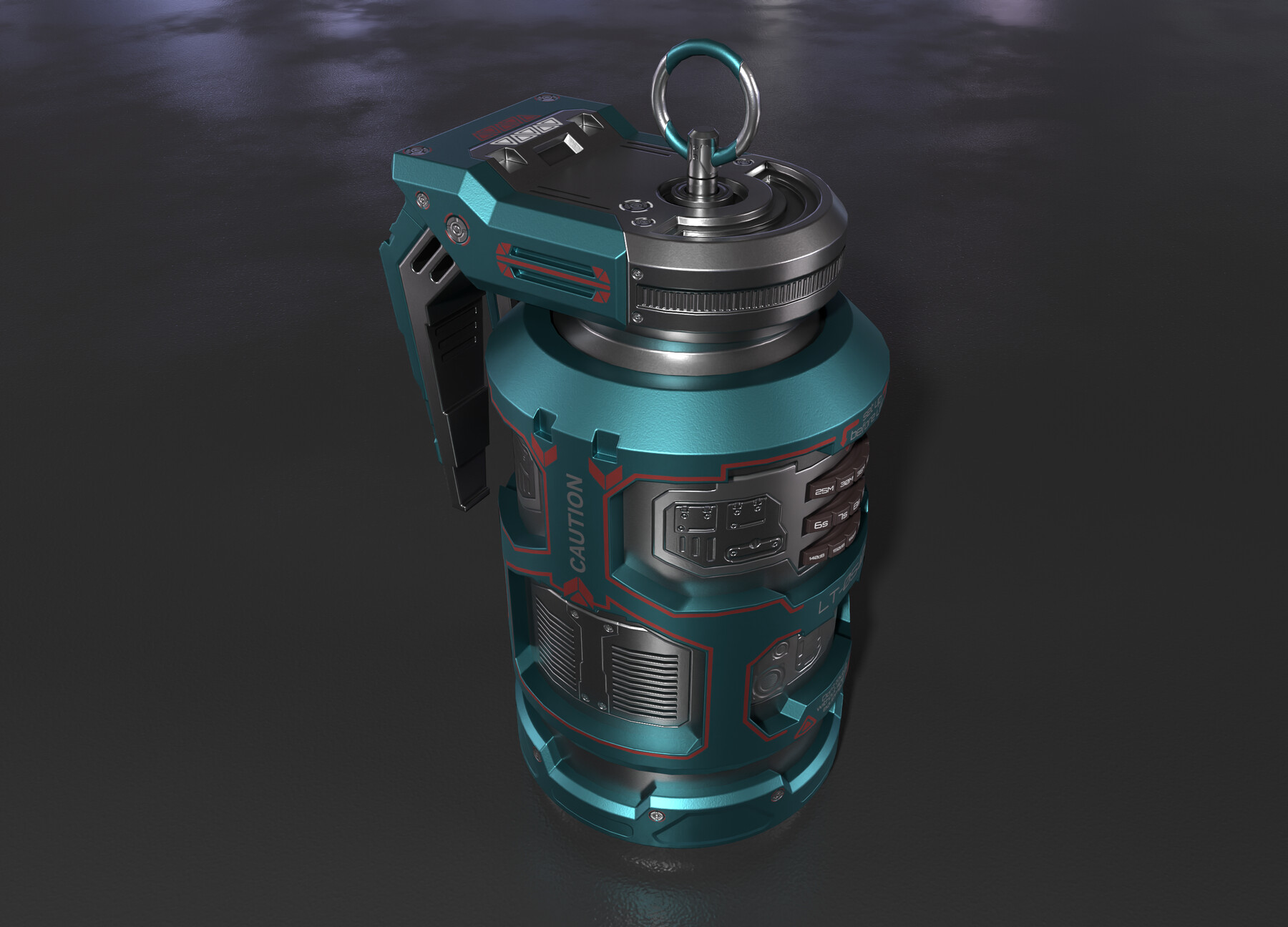 ArtStation - Sci-fi Grenade | Game Assets