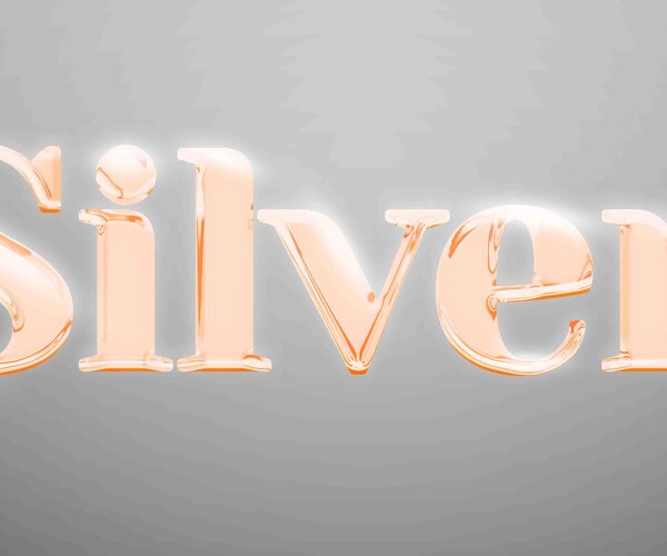 ArtStation - Silver. PSD fully editable text effect. Layer style PSD ...