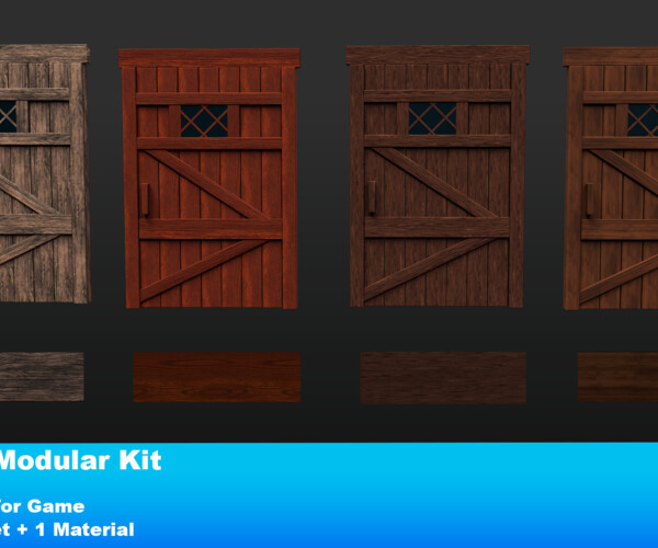 ArtStation - Medieval Modular Kit Vol.1 | Game Assets