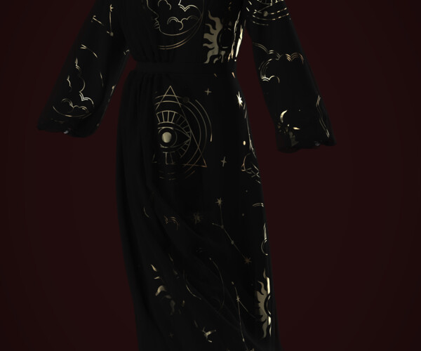 ArtStation - 3D MYSTICAL DRESS | Resources